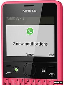 WhatsApp Dedicated Button Built Into Nokia Asha Phone – Channels Television