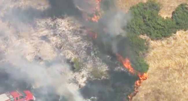 Firefighters Battle Raging Grass Fire Outside Sacramento – Channels ...