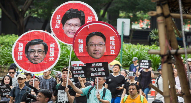 Hong Kong Democracy Rally Marks China National Day – Channels Television