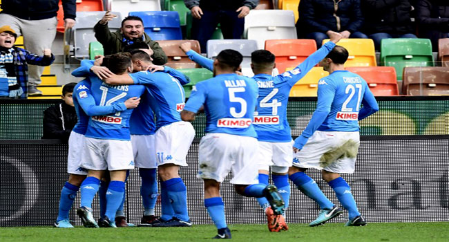 Napoli Reclaim Lead As De Rossi Sees Red For Roma • Channels Television