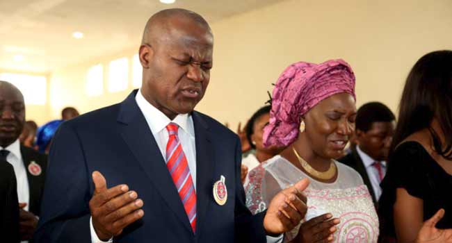 Photos: Dogara Marks 50th Birthday In Church – Channels Television