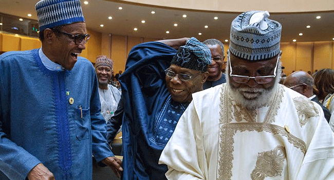 After Criticism, Buhari Meets Obasanjo At AU Summit – Channels Television