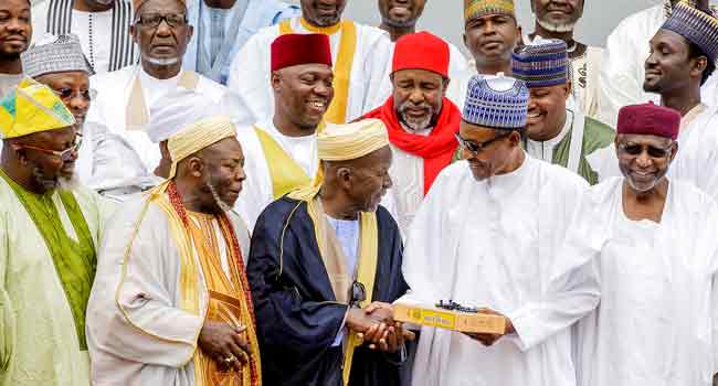 Buhari Receives Tijjaniya Movement Delegation – Channels Television