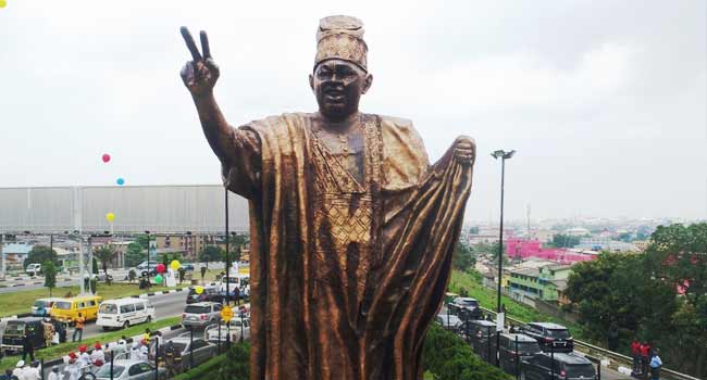 June 12: Lagos Govt. Unveils Statue Of MKO Abiola – Channels Television