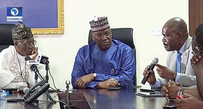 Lai-Mohammed-with-John-Momoh • Channels Television