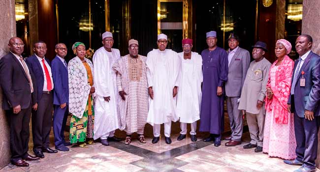 Buhari Receives ANAN Delegation In Abuja – Channels Television