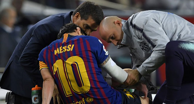 Messi Suffers Arm Injury Ahead Of Real Madrid Clash – Channels Television