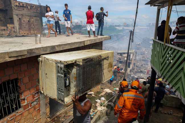 Huge Fire Ravages 600 Homes In The Amazon • Channels Television