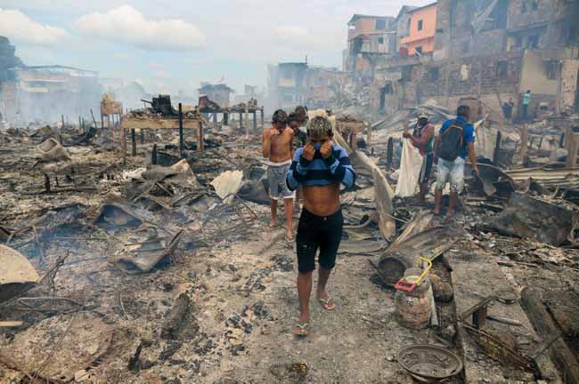 Huge Fire Ravages 600 Homes In The Amazon • Channels Television