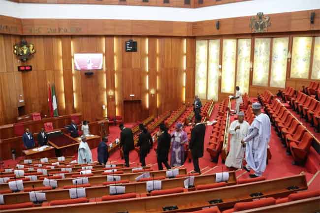 Senate Holds Plenary Despite Heavy Security At NASS – Channels Television