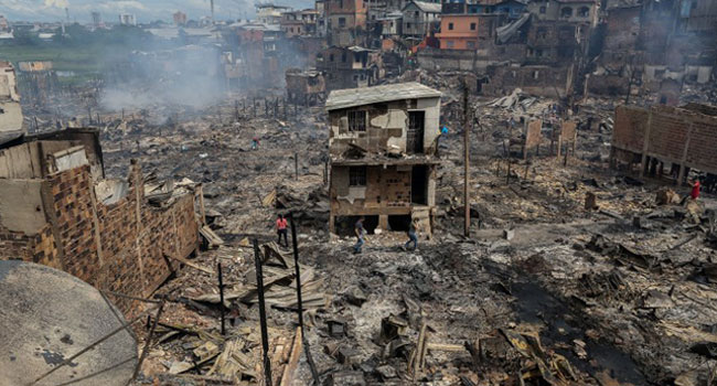 Huge Fire Ravages 600 Homes In The Amazon • Channels Television