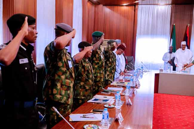 Updated: President Buhari Meets With Governors, Security Chiefs In Abuja – Channels Television