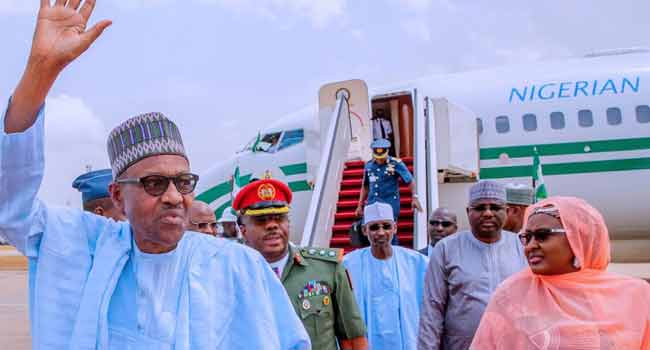 Buhari Returns To Abuja From His Home Town, Daura – Channels Television