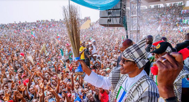 PHOTOS: Buhari Takes Campaign To Taraba – Channels Television