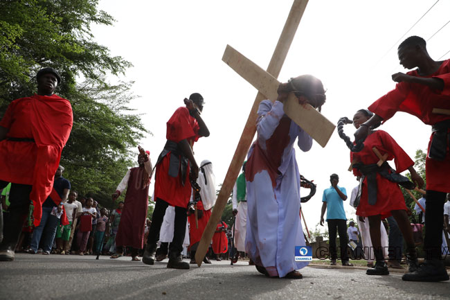 Christians Mark Good Friday With ‘Stations Of The Cross’ • Channels ...