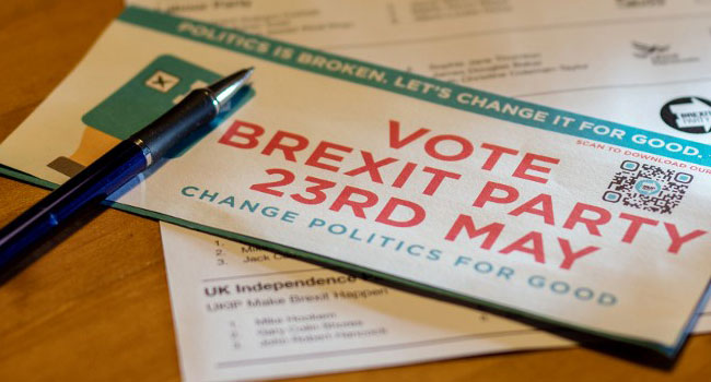 Brexit Party Doubles UK European Election Poll Lead – Channels Television