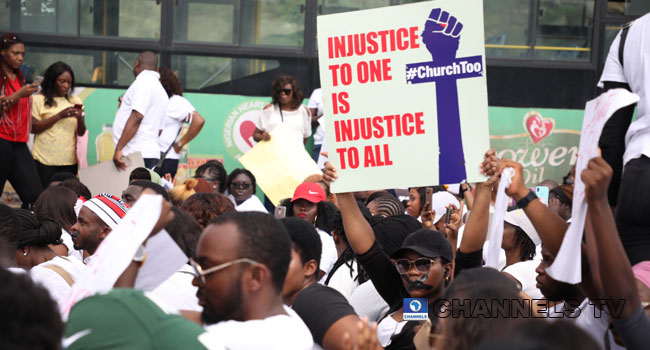 COZA-Protesters – Channels Television
