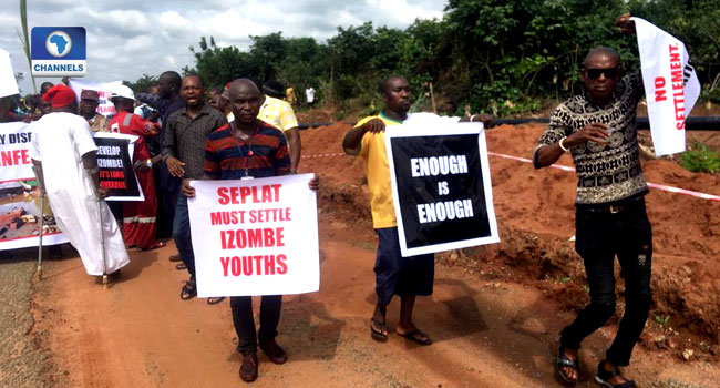 Youths Protest Over Environmental Pollution By Oil Company In Imo ...