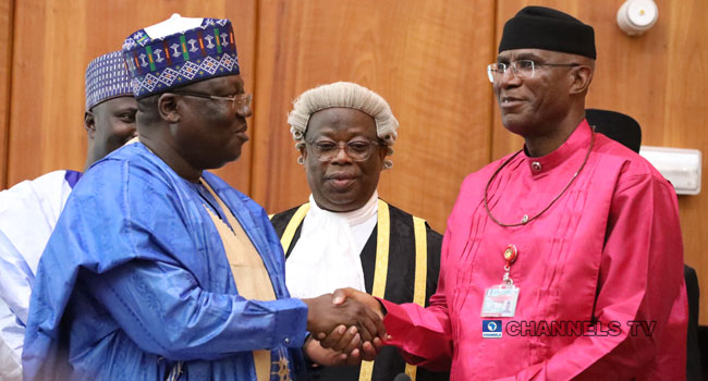 9th Assembly: Omo-Agege Sworn In As Deputy Senate President – Channels ...
