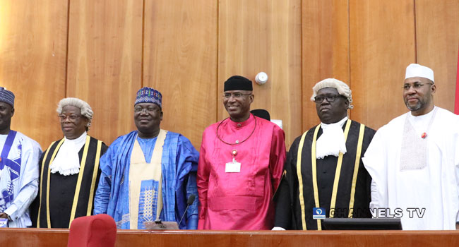 9th Assembly: Omo-Agege Sworn In As Deputy Senate President – Channels ...