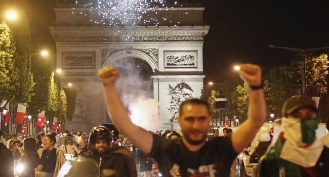 French Police Arrest 282 In Unrest After Algeria Football Win ...