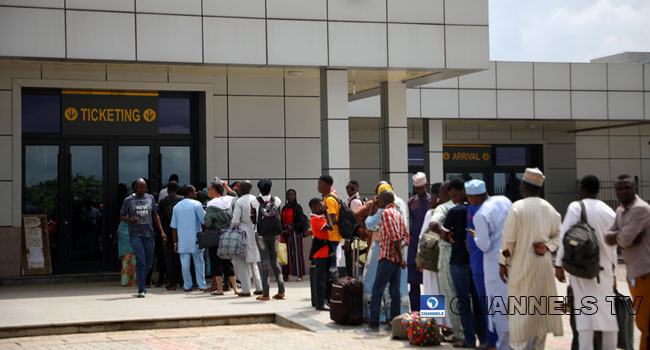 PHOTOS: Drama At Abuja Train Station Over Alleged Ticket Racketeering ...