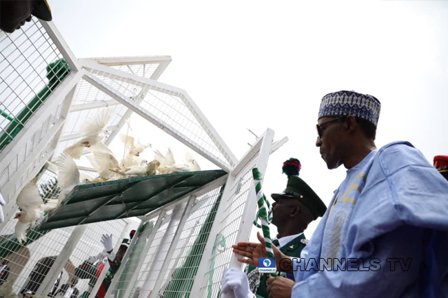 PHOTOS: Buhari, Osinbajo, Others Participate In Independence Anniversary Celebrations – Channels ...