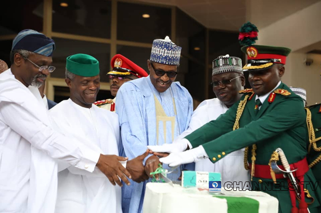 PHOTOS: Buhari, Osinbajo, Others Participate In Independence Anniversary Celebrations – Channels ...