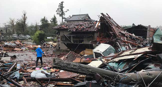 Two Dead As Powerful Typhoon Hits Japan – Channels Television