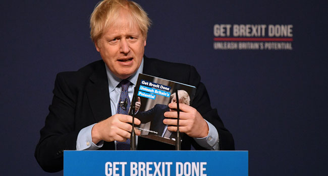 Johnson Unveils Manifesto For Brexit Britain – Channels Television
