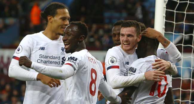Mane Caps Liverpool Fightback, Man City Escape Against Saints ...