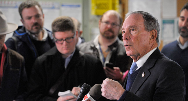 Business Mogul Bloomberg Joins Race For 2020 US Presidency – Channels ...