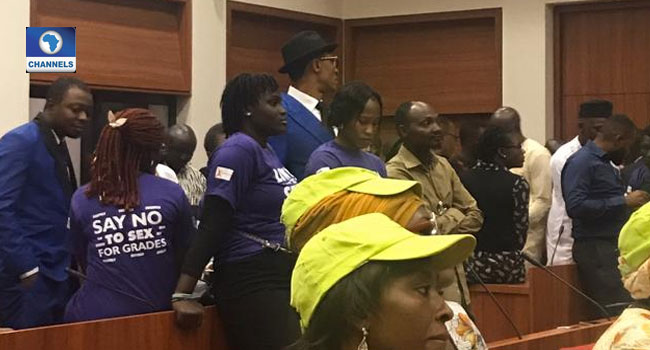 Sexforgrades Senate Holds Public Hearing On Anti Sexual Harassment