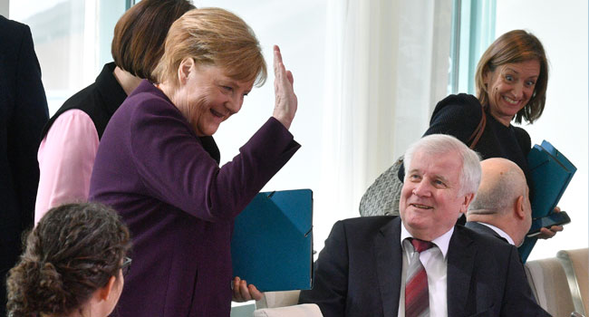 Interior Minister Rebuffs Angela Merkel’s Handshake Over Coronavirus ...