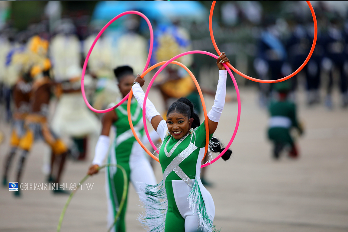 Colourful Display, Elaborate Dances, As Nigeria Celebrates 60th ...