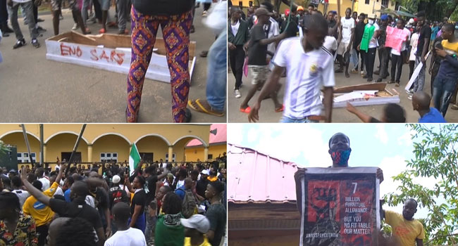 PHOTOS: #EndSARS Protest in New York – Channels Television
