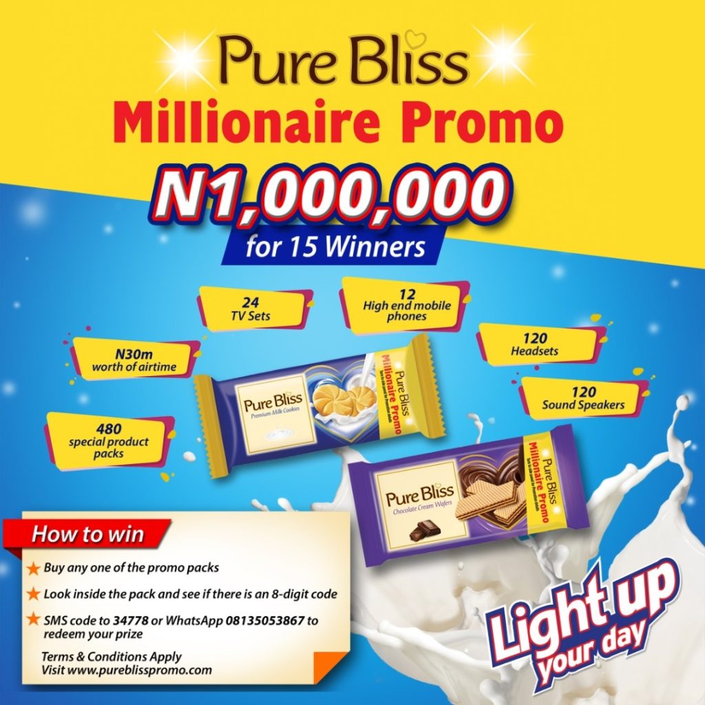 Pure Bliss To Crown 15 Lucky Millionaires in New Promotion – Channels ...