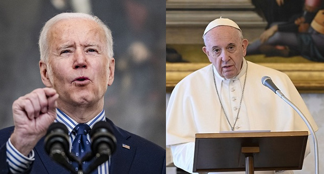 Biden Hails Pope Francis ‘Historic’ Visit To Iraq – Channels Television