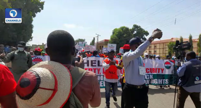 Kaduna Airport Shut, Fuel Queues Surface As NLC Protests Sack Of ...