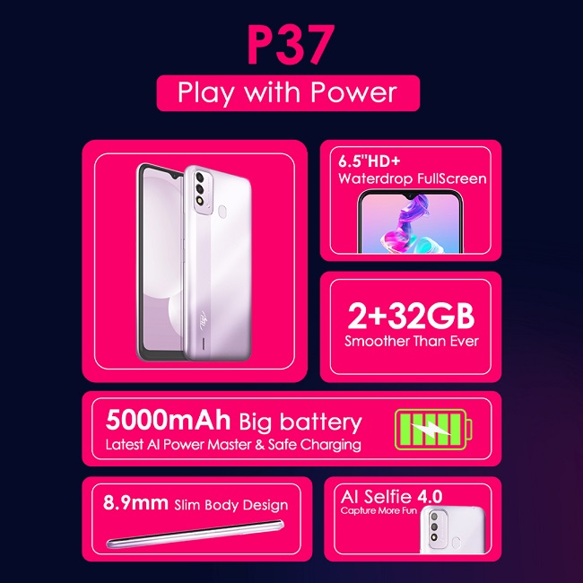 itel P Series Keeps Getting Better: Launches P37, P37 Pro – Channels ...