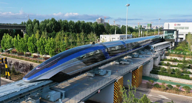 China Unveils Train Able To Travel Lagos-Kano Under 90 Minutes ...