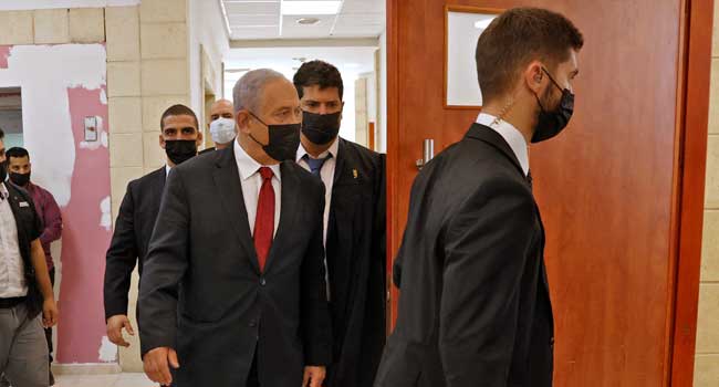 Israeli Ex-PM Netanyahu Back In Court For Corruption Trial – Channels ...