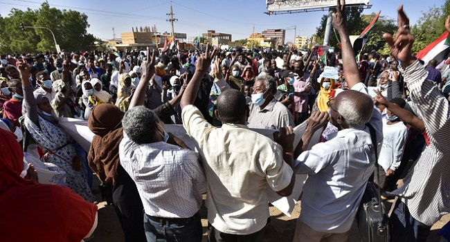 Thousands Protest In Sudan Against Military Takeover – Channels Television