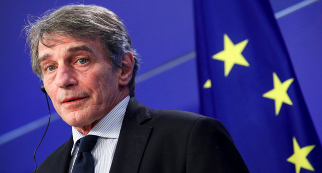EU Parliament President David Sassoli Dies At 65 – Channels Television