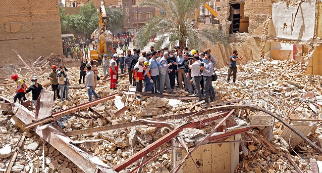 Death Toll Reaches 34 In Iran Tower Block Collapse – Channels Television