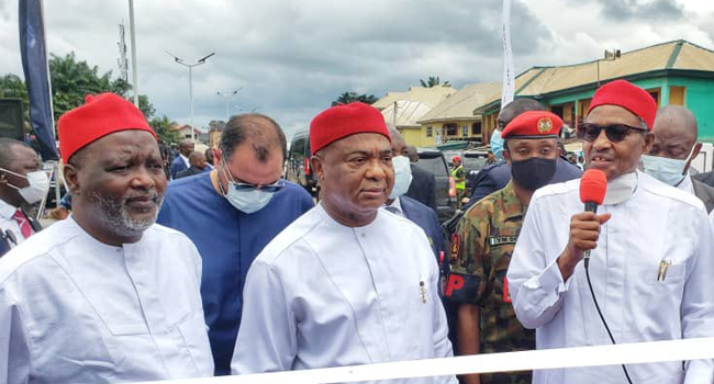 President Buhari Visits Imo To Commission Projects • Channels Television