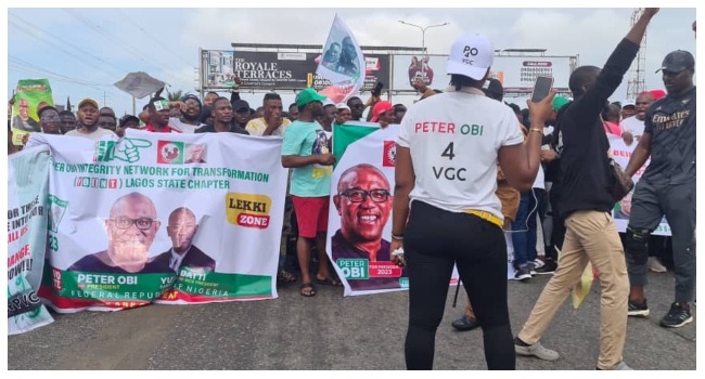 October 1: ‘Obidients’ Hold Rallies In Lagos, Other States – Channels ...