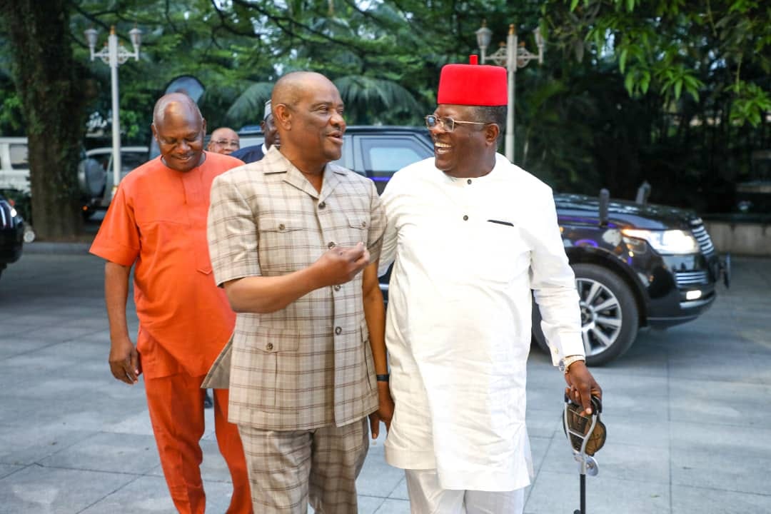 PHOTOS: Wike, Umahi Reunite To Commission Rivers Project – Channels ...