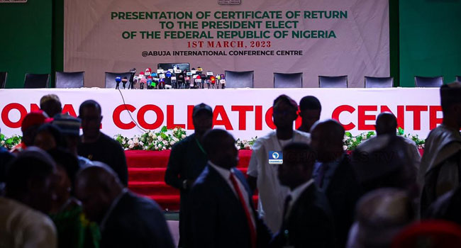 PHOTOS: Tinubu Receives Certificate Of Return – Channels Television