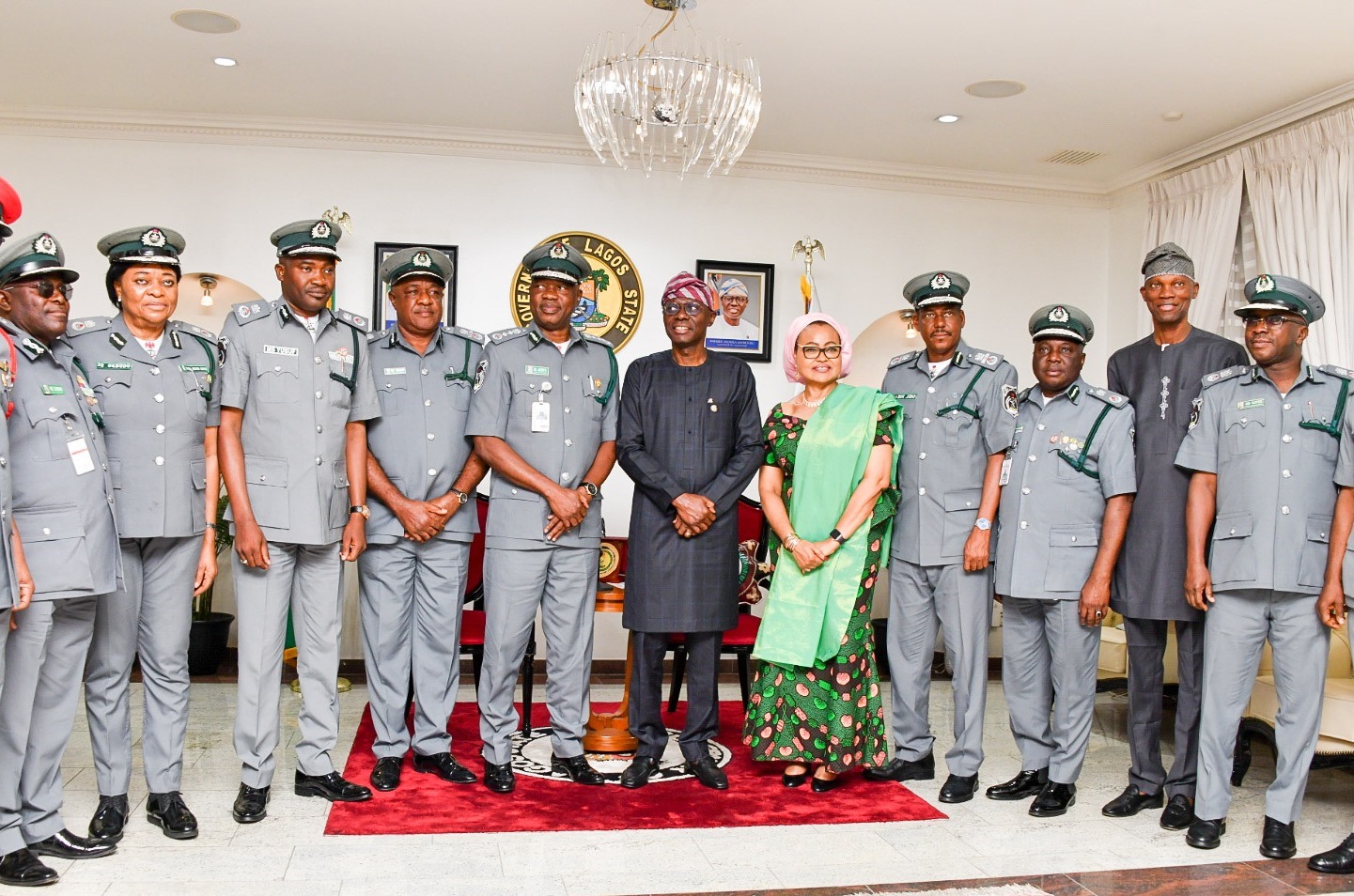 PHOTOS: Customs Boss Pays Sanwo-Olu Courtesy Visit In Lagos – Channels ...